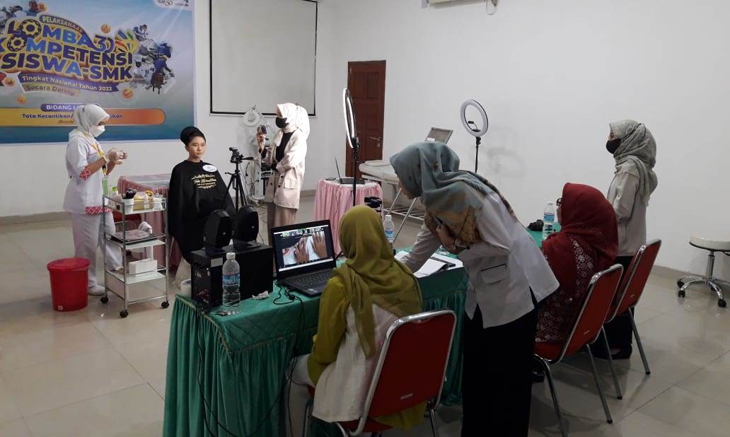 LKS SMK TK.NASIONAL 2022 SECARA DARING BID. LOMBA TATA KECANTIKAN/ TERAPI KECANTIKAN